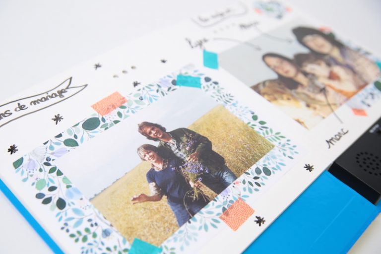 Un livre de souvenirs façon "scrapbooking" - Blog Hop La Vie